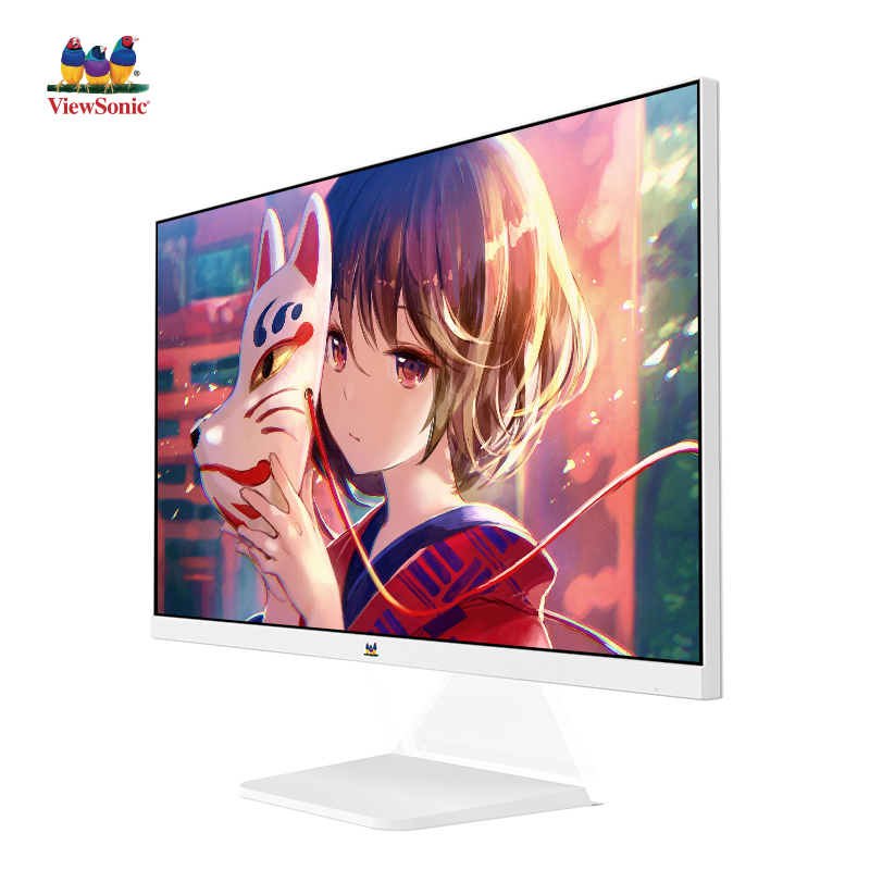ViewSonic VX2781-2K-PRO-W 27”QHD三边微边框Fast IPS 170Hz高刷 HDR400 滤蓝光不闪屏 DP ...